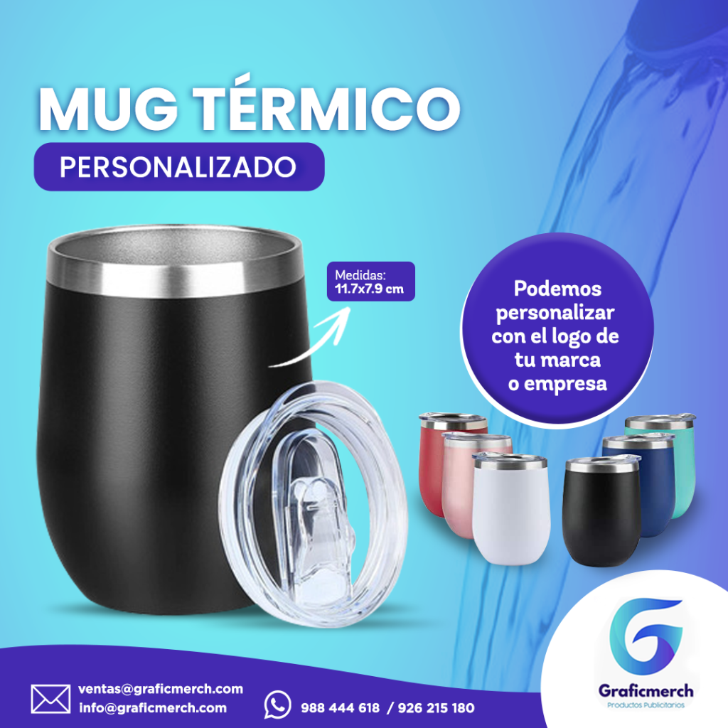 Mug Térmico publicitario ⋆ GraficMerch ⋆ Merchandising